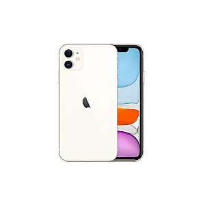 Apple iPhone 11, US Version, 128GB, White - Unlocked (Renewed)