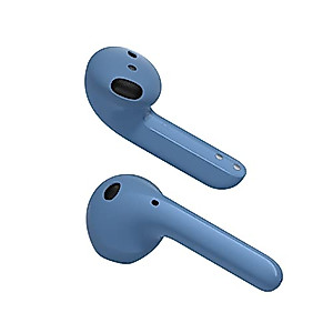 STUDIO NOD Earbuds, FREENOD True Wireless Earbuds for iPhone, Earbud in-Ear Headphones - Studionod Pure Bass Sound, Bluetooth, Wireless Calls, Music, Background Noise Cancellation During Calls, Blue