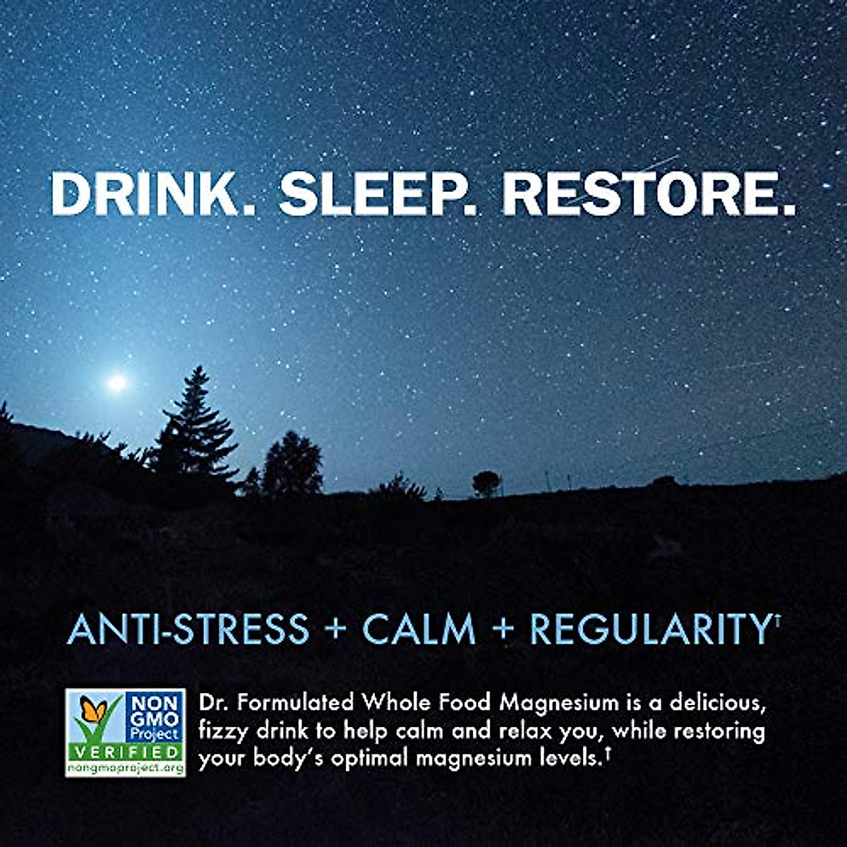 Garden of Life Dr. Formulated Whole Food Magnesium 421.5g Powder, Raspberry Lemon, Chelated Non-GMO Vegan Kosher Gluten & Sugar Free Supplement with Probiotics, Best for Anti-Stress Calm & Regularity