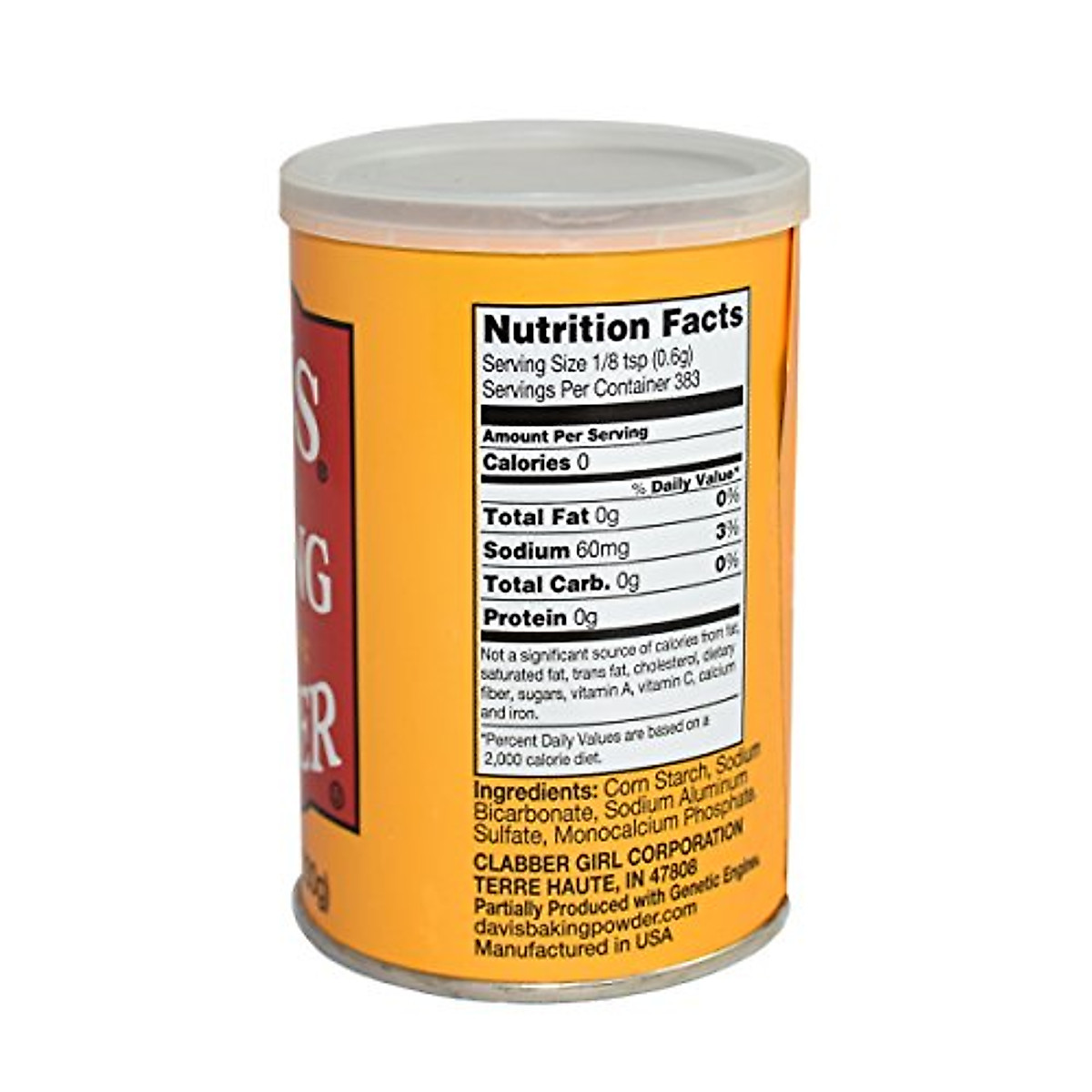 Davis Double Acting Baking Powder, 8.1 Ounce