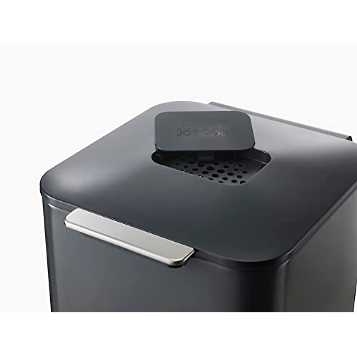 Joseph Joseph Intelligent Totem Compact Waste Separation & Recycling Unit-Graphite, 40 Liter/10.6 Gallon