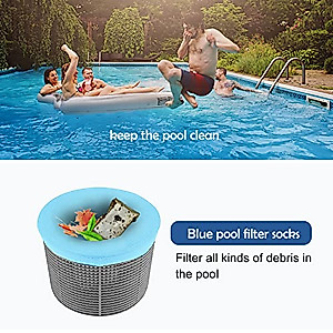 YZNlife Pool Skimmer Socks, 50 PCS Swimming Pool Socks for Filter, Skimmers Cleans Debris and Leaves for In-Ground and Above Ground Pools