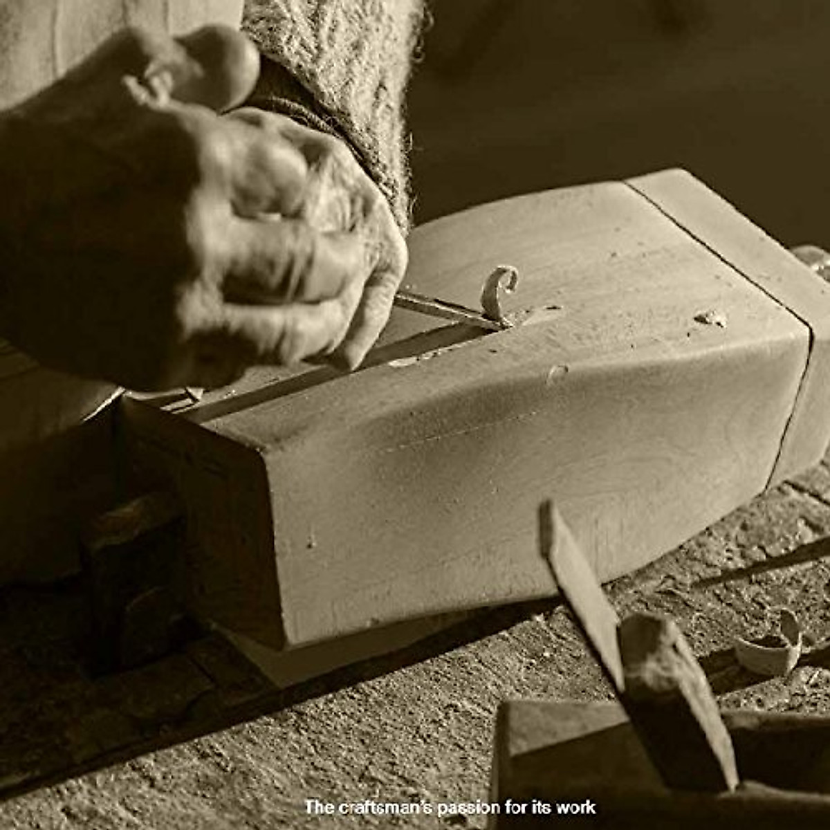 Artelegno Solid Beech Wood 7 Slot Drawer Knife Block, Luxurious Italian Collection by Master Craftsmen Stores High-End Knives Safely, Eco-friendly for Blades up to 9.6" - Natural Finish