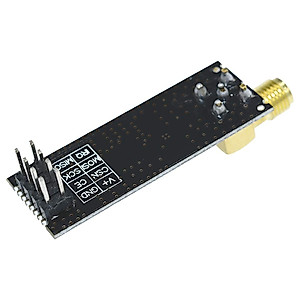 Aideepen 3PCS NRF24L01+PA+LNA Module with SMA 2.4 GHz 1100m+3PCS NRF24L01 8 Pin Socket Breakout Adapters Compatible