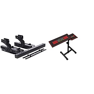 Next Level Racing Free Standing Keyboard and Mouse Tray (NLR-A012) Combat Flight Pack for GTTrack and F-GT Cockpits (NLR-A013) Bundle