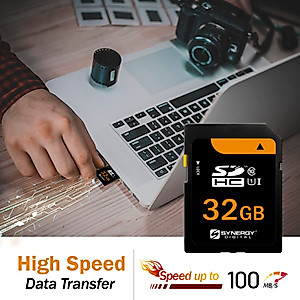 Synergy Digital Camera Memory Card, Compatible with Nikon Coolpix W100 Digital Camera, 32GB Secure Digital (SDHC) High Capacity Memory Card