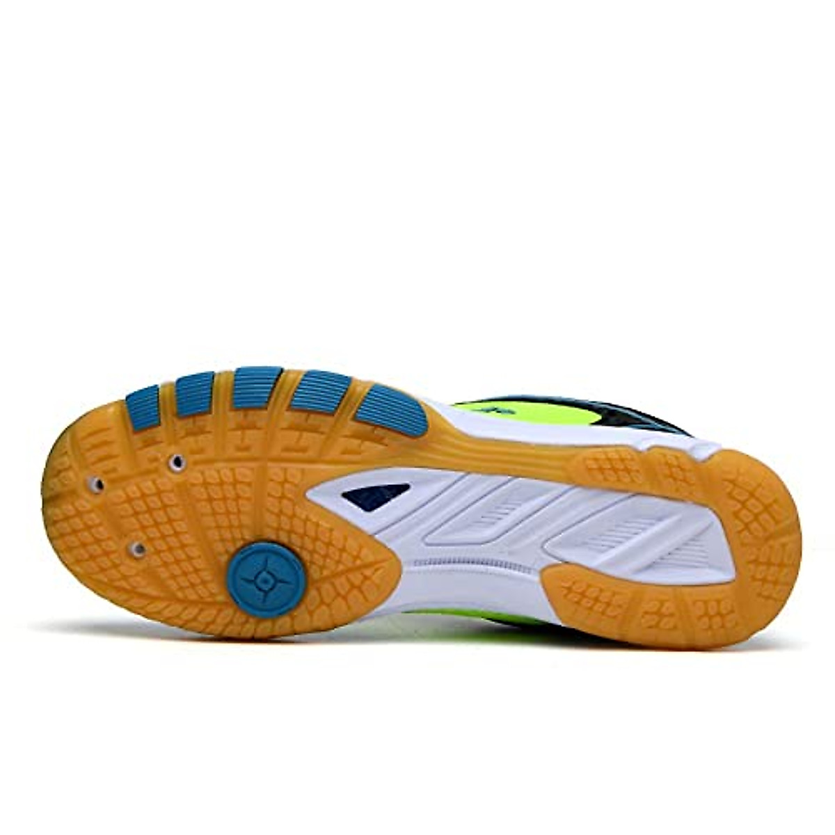 Womens Lightweight Indoor Court Shoes Breathable Sneaker Cross Trainers for Pickleball, Badminton, Table Tennis (Green 803, 9.5)