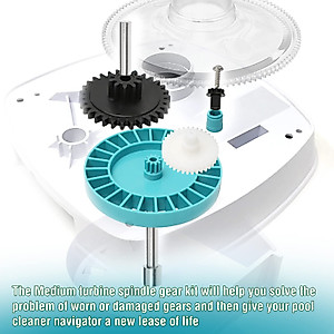 ArcViar Navigator Medium Turbine Spindle Gear Kit Replacement for Hayward Pool Vacuum Parts, Navigator Spindle Gear Rebuild Kit & Turbine Repair Kit, AXV079VP Pool Vacuum Parts