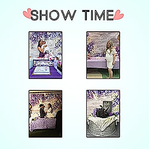 LFEEY 5x3ft Newborn Baby Wooden Plank Photography Backdrops Purple Lilac Flowers Bloom Bouquet Wooden Wall Girls Adults Portrait Photo Background Parties Events Decor Wallpaper Photo Studio Props