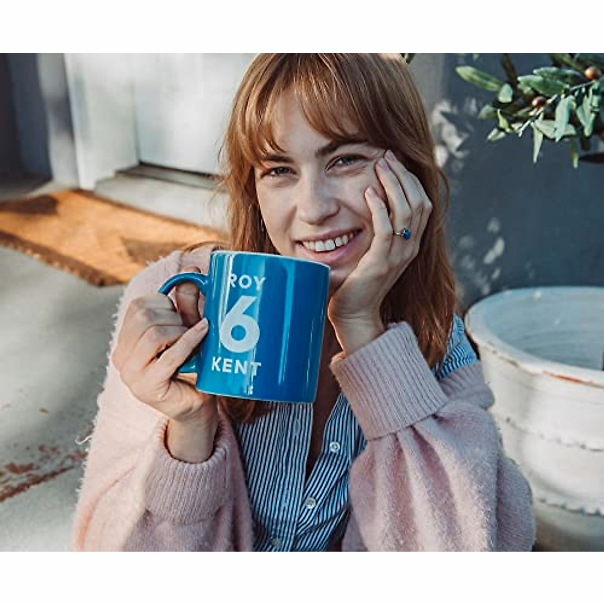 Silver Buffalo Ted Lasso Richmond Jersey Kent Ceramic Mug, 20 Ounces