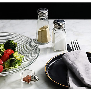 New Star Foodservice 22285 Paneled Salt and Pepper Shaker Mushroom Top, 1-Ounce, Set of 24