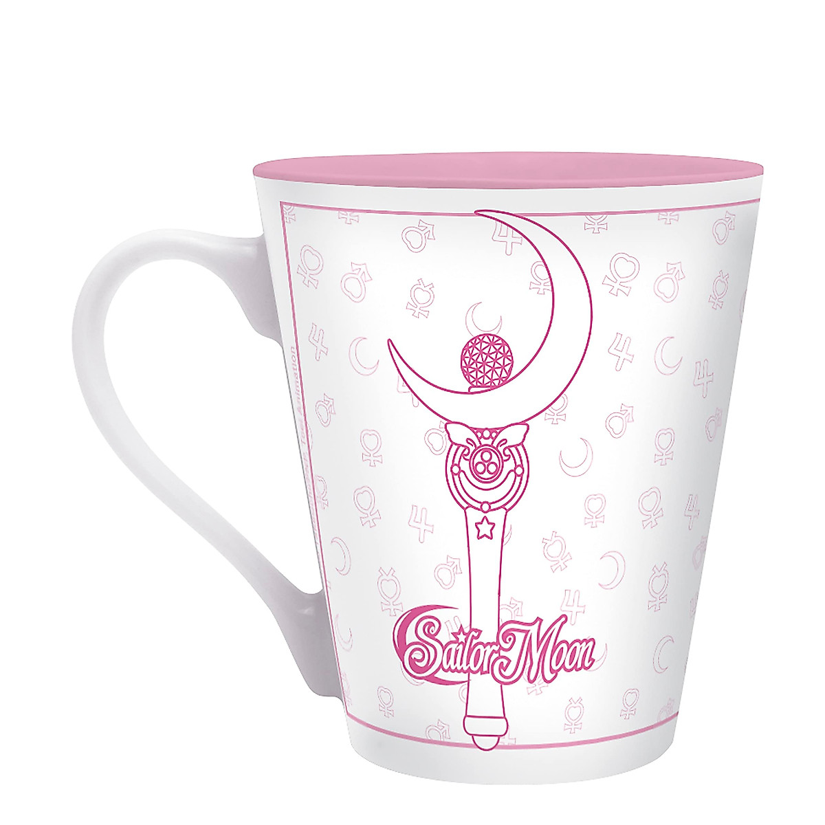ABYSTYLE Sailor Moon Gift Sets Include Ceramic Coffee Tea Mug, Keychain, and Journal Anime Manga Drinkware Home &Kitchen Essentials Dishwasher and Microwave Safe (3 Pc. Moon Princess)