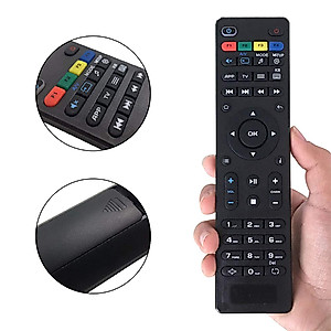 Replacement IPTV Remote Control MAG255 for MAG Box Remote Control IPTV Set-Top Box OTT TV Box MAG250 MAG254 MAG255 MAG256 MAG257 MAG260 MAG275 MAG322 MAG349 -The Instructions are on The Back