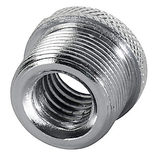 On-Stage MA-300 5/8" Male to 3/8" Female Knurled Mic Screw Adapter, 2 Pieces