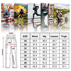 Mens Hiking Pants Convertible boy Scout Zip Off Shorts Lightweight Quick Dry Breathable Fishing Safari Pants,6101,Grey,40