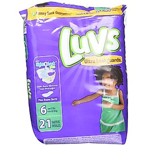 Luvs Stage 6 Disposable Diaper, 21 Ct