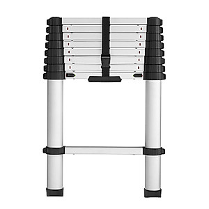 Cosco 20309T1ASE Smartclose Telescoping Aluminum Ladder, (300-Pound Capacity, 8.5 ft. ladder with 12 ft. Max Reach)
