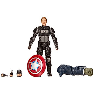 Avengers Hasbro Marvel Legends Series Gamerverse 6-inch Collectible Stealth Captain America Action Figure Toy, Ages 4 and Up