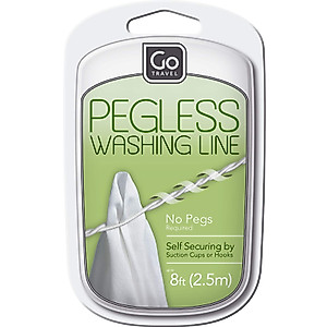 Design Go Go Travel Clothes Line, White, One Size