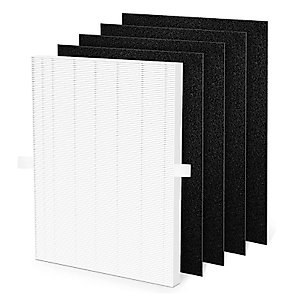 115115 Replacement Filter A, JASENG C535 Filter Replacement Compatible with Winix C535, 5300-2, P300, 5300 Air Machine, 1 HEPA Filter & 4 Carbon Filter