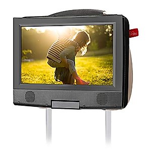 Hikig Car Headrest Mount Holder Strap for Swivel and Flip Style Portable DVD Player - 7 Inch to 11.5 Inch Screen
