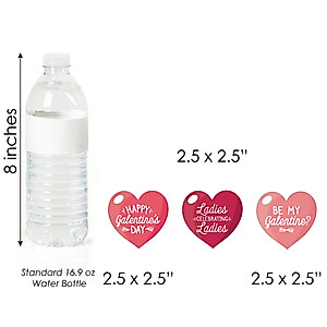 Big Dot of Happiness Happy Galentine’s Day - DIY Shaped Valentine’s Day Party Cut-Outs - 24 Count