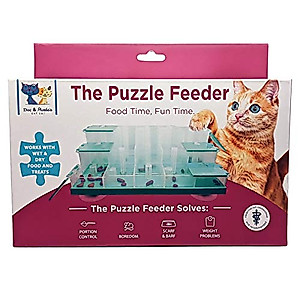 Doc & Phoebe's Puzzle Feeder for Cats, Multi (33052)