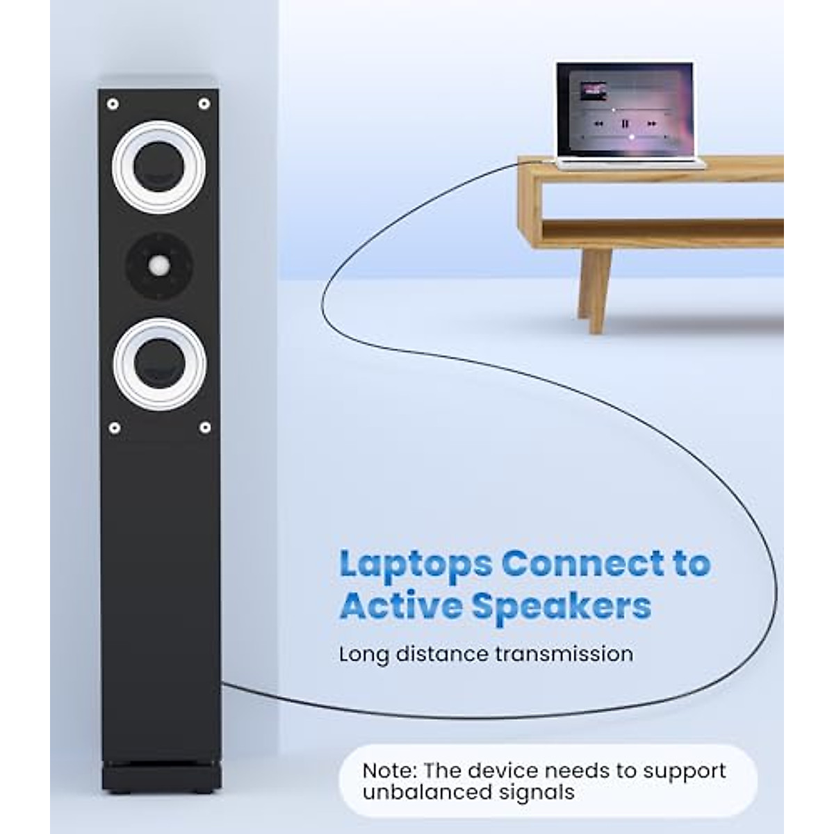 tisino 3.5mm to XLR Cable Unbalanced Mini Jack 1/8 inch to XLR Male Adapter Microphone Cord - 10ft/3m