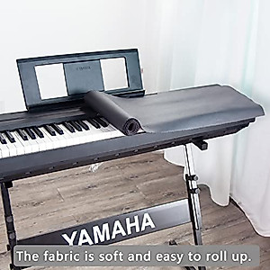 Mooson Keyboard Piano Cover, Digital Piano Dust Cover, Light Luxury Soft and Premium Surface, Thickening Electronic Organ Covering Keyboard Update Encasement