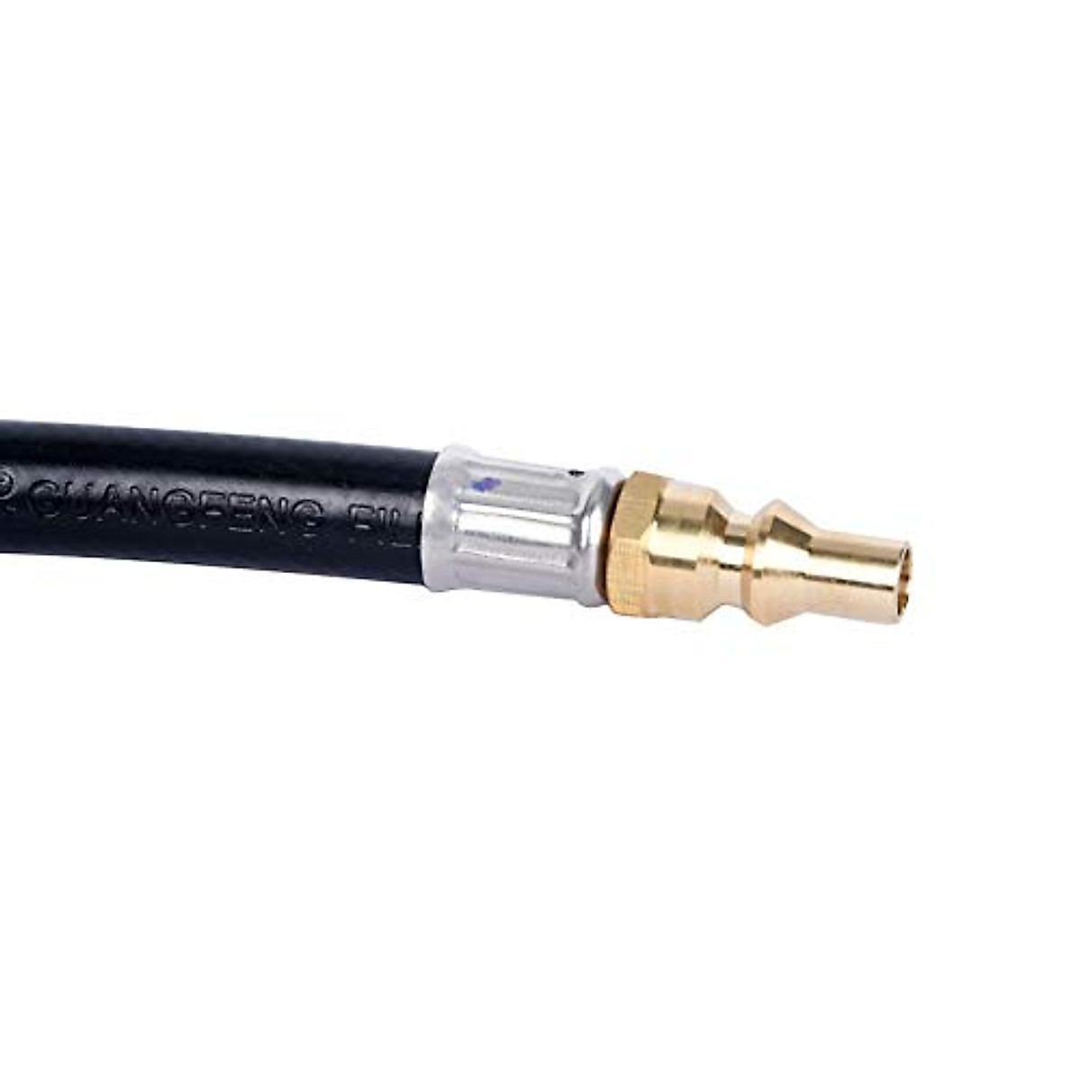 GasSaf 6FT Quick Connect Propane Hose for RV to Grill, 1/4" Quick Disconnect Lp Gas Line Connects 1 lb Portable Appliance to RV
