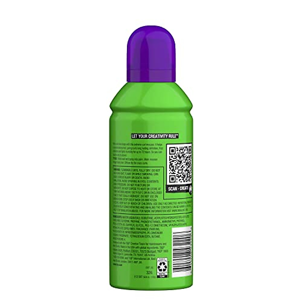 Bed Head by TIGI Foxy Curls Curly Hair Mousse for Strong Hold 8.4 oz