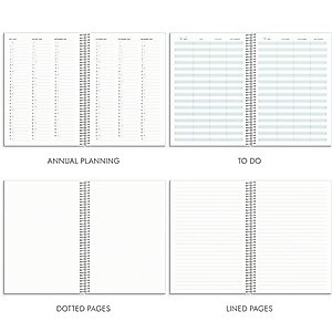 Burde Planner 2024 | Daily & Weekly Planner | Life Planner To Do | Elastic Band Closure, Hardcover | Planner 2024 | Organized living | December 18, 2023 to January 5, 2025