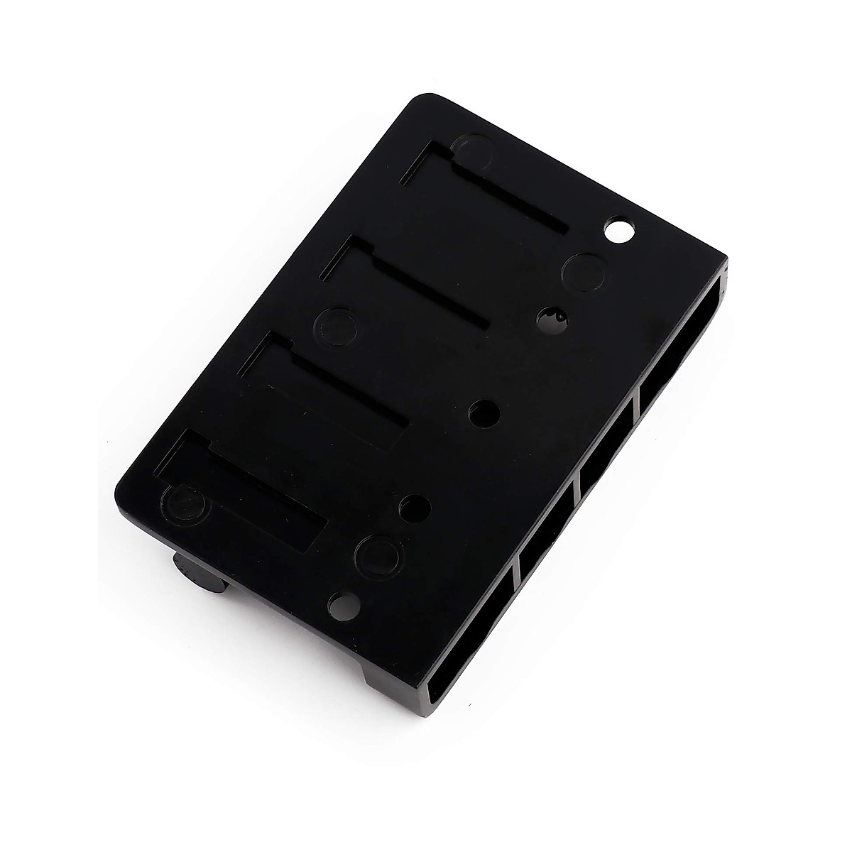 Metallor 4 String Bass Bridge Tailpiece Fixed Saddles for Electric Bass Guitar Jazz Bass or Precision Bass Black.