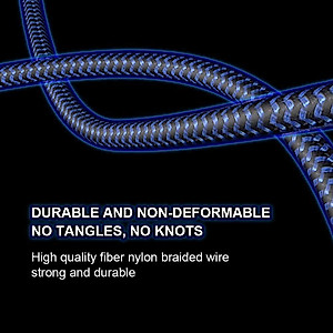 [Apple MFi Certified] iPhone Charger 5Pack(3/3/6/6/10 FT)Long Lightning Cable Fast Charging High Speed Data Sync USB Cable Compatible iPhone 14/13/12/11 Pro Max/XS MAX/XR/XS/X/8/7/Plus/6S iPad AirPods