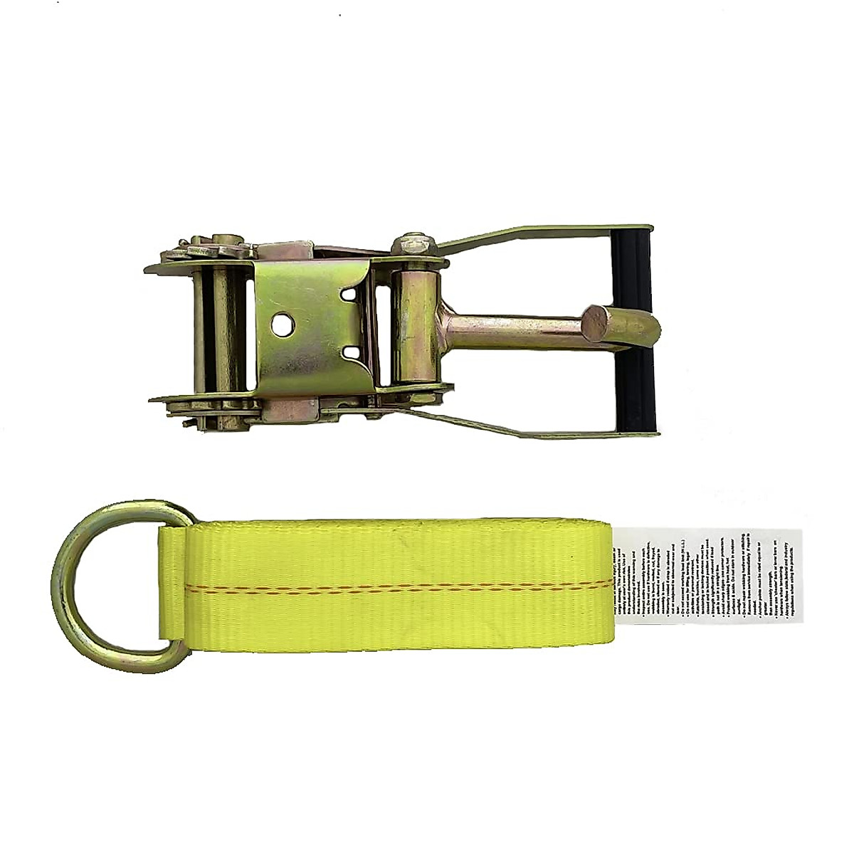 Take Control 4set(8X) Lasso Wheel Lift Straps 2" x 8' Ratchet J Finger Hook Tow