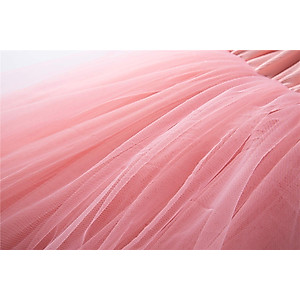Niyage Baby Girls Spaghetti Strap Dress Princess Toddler Sleeveless Soft Tulle Tutu Sundress Pink 130