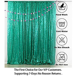 Photobooth Background-4FTx7FT-Green-Sequin Backdrop Curtain, Sequin Fabric Backdrop, Wedding Backdrops, Glitter Backdrop, Sequin Curtains Photography Backdrop (Green)