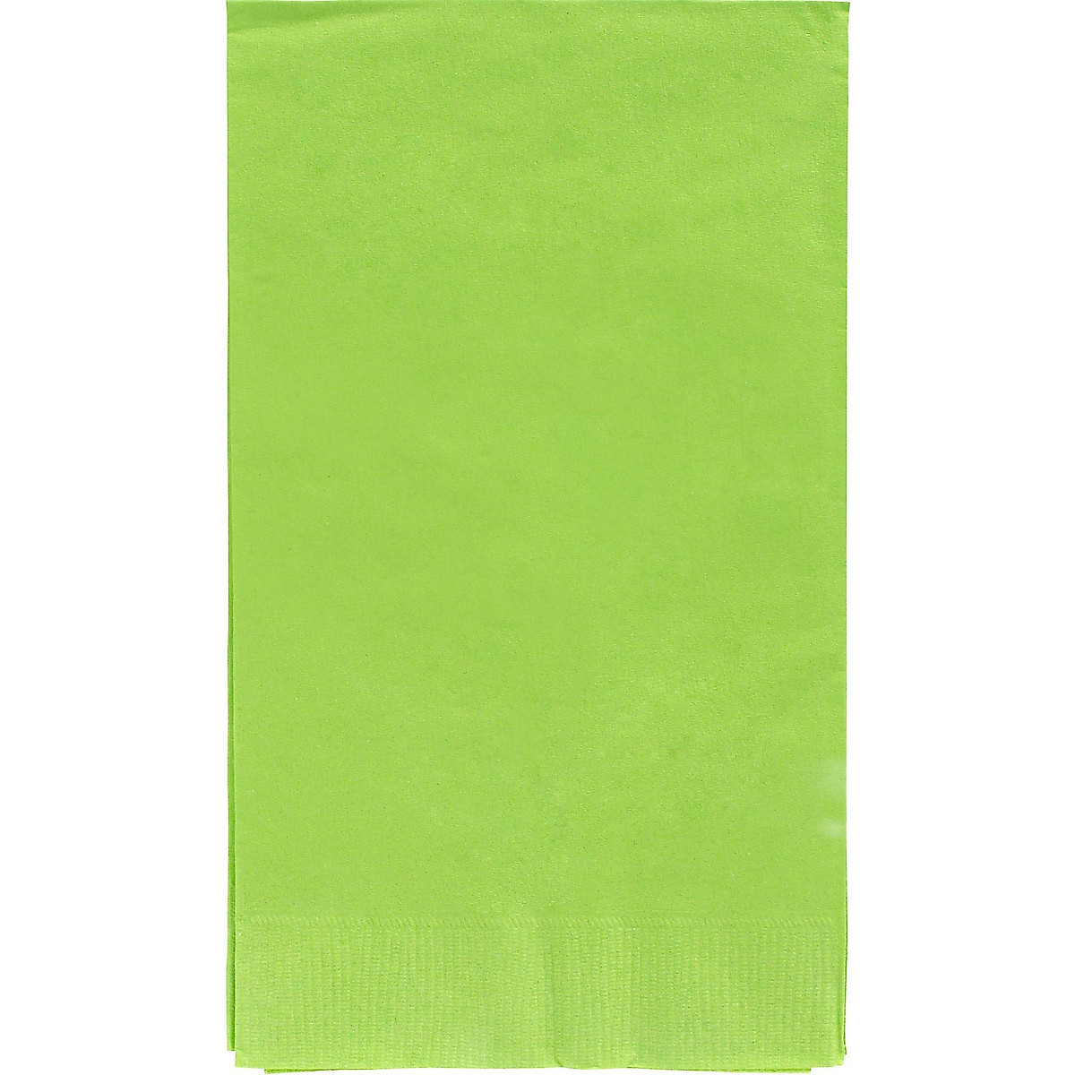 Kiwi Green 2-Ply Guest Towels - 8" x 4" (Pack Of 40) - Luxury Paper Hand Towels For Parties & Events