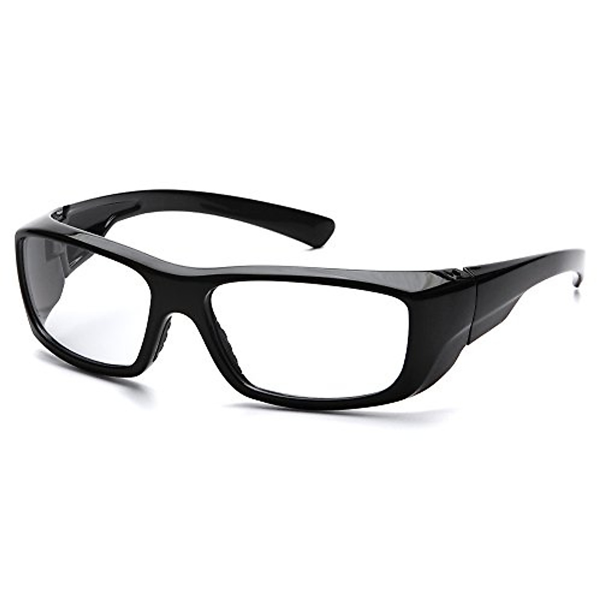 PYRAMEX SB7910D20 Pyramex Clear Safety Reader Glasses, Scratch-Resistant,Black Frame