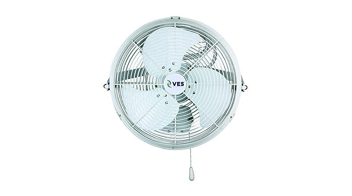 VES Moisture Resistant Outdoor Wall/Ceiling Mount Shop Fan/Industrial ...