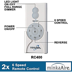 MINKA-AIRE F896-65-SI Xtreme H20 65" Outdoor Ceiling Fan with Remote and Wall Control, Smoked Iron Finish