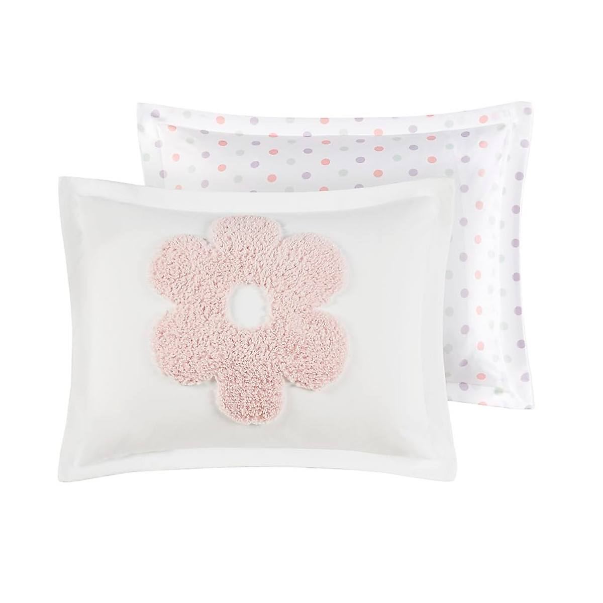 Gracie Mills Eubert Enchanting Floral Reversible Tufted Chenille Duvet Cover Set