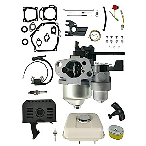 YAMAKATO Engine Tune Up Parts Kit for Honda GX120 GX160 GX200 4.0 5.5 6.5 hp Carburetor Fuel Tank Muffler 18310-ZF1-000 & More