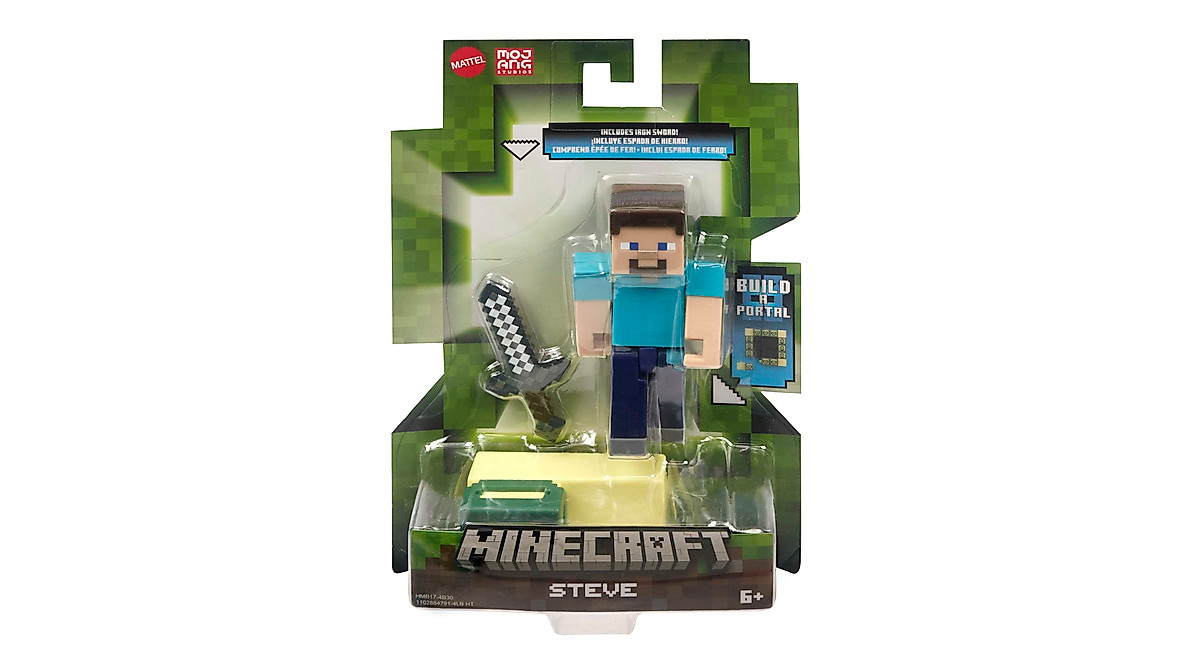 Minecraft Action Figures Set with Portal Pieces | Collectible Gifts for ...