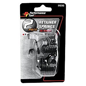 Performance Tool M696 Replacement Retainer Springs for Air Hammers - Compatible with M550DB and M668 Models