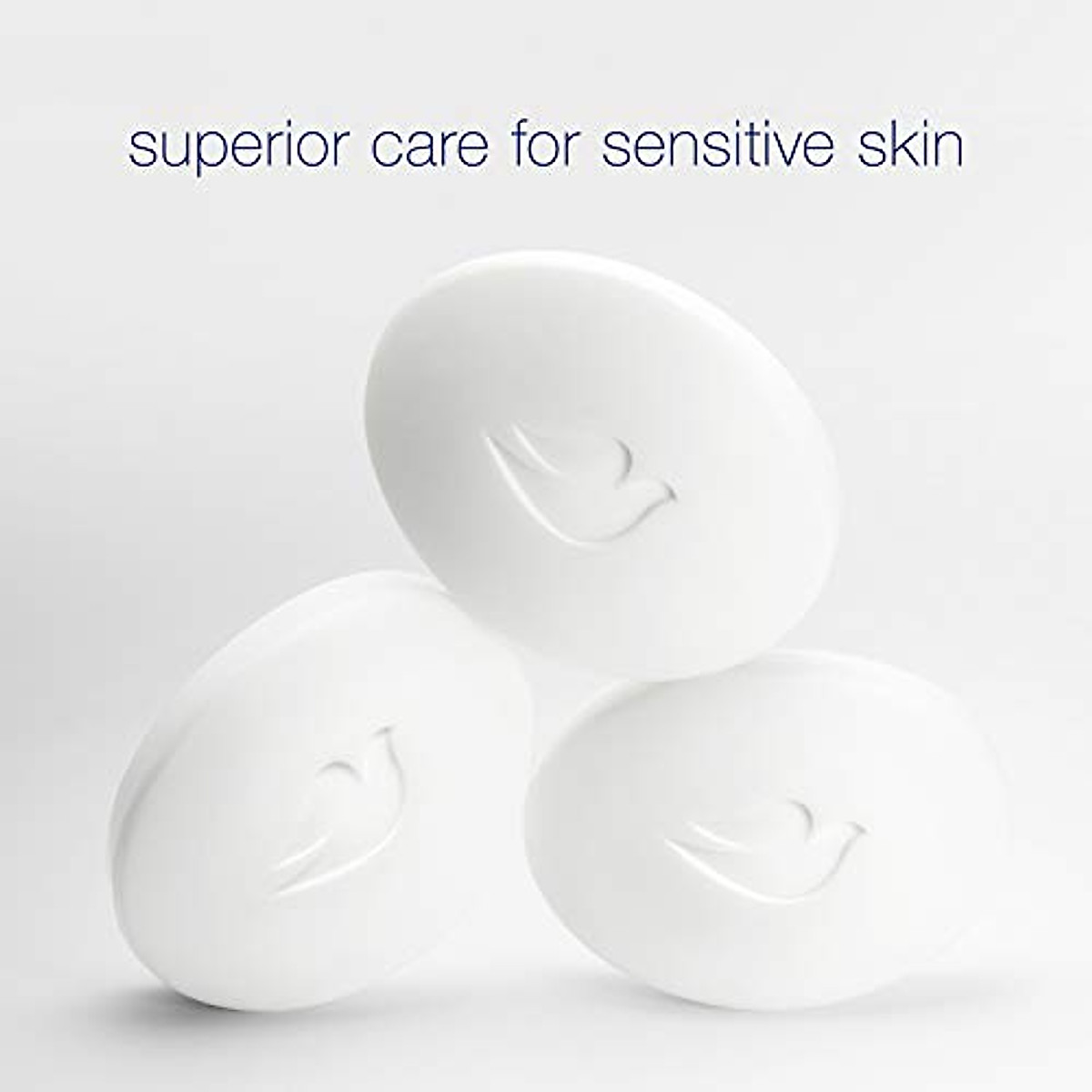 Dove Moisturizing Beauty Bar Soap For Sensitive Skin with Calendula Oil Effectively Washes Away Bacteria, Hydrating and Replenishing Skin Care 3.75 oz 14 Bars