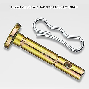 AMTHKNO 25 pcs Shear Pins + 25 pcs Cotters Pins for Snowblower - Replacement 738-04124A and 714-04040 Shear Pin Kits Compatible with MTD Cub Cadet Craftsman Troy Bilt Snowblowers, 25 Set.