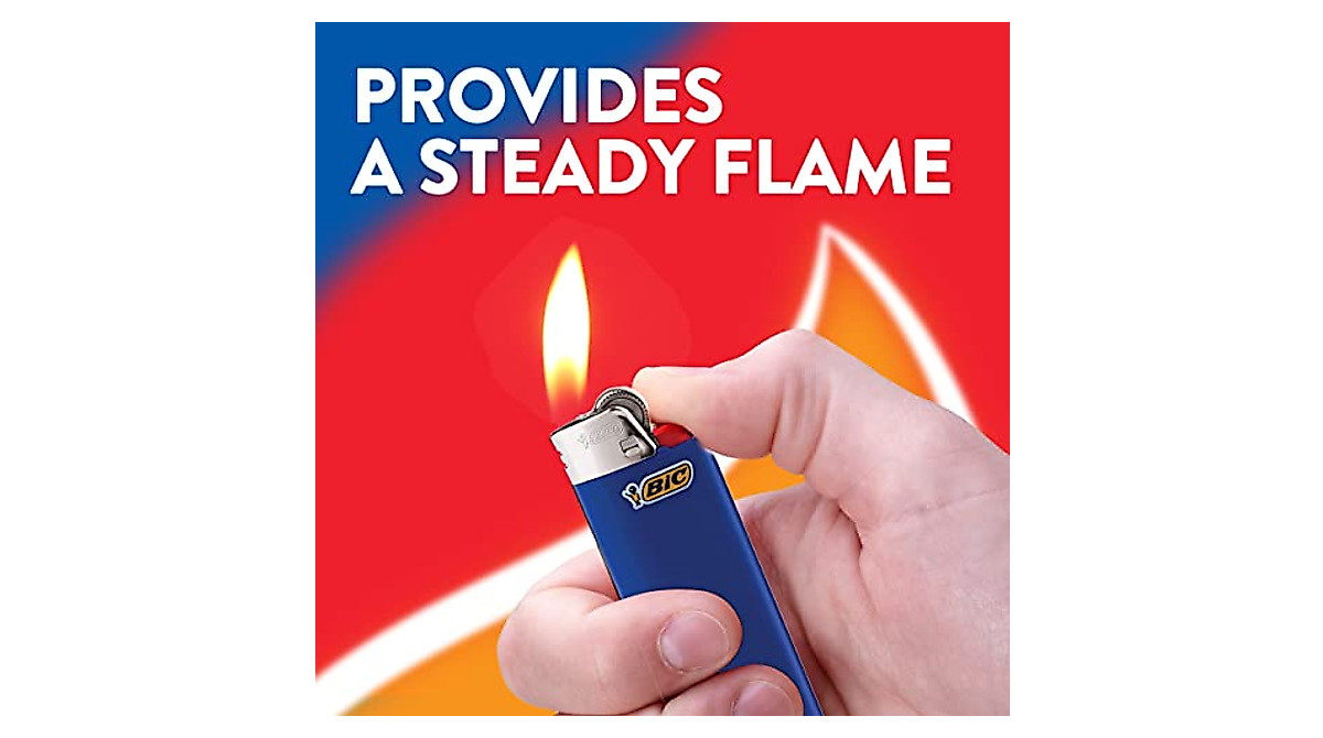 BIC Pocket Lighter - Good Vibes Collection 8-Pack for Safely Lighting