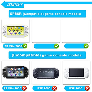 CENIFENX SP86R 3.7V 2210mAh Battery Replacement for Sony Playstation PS Vita PCH-2000 PCH-2007 Battery, with Repair Tool Kit