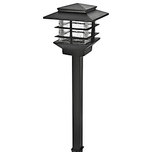 Sterno Home Paradise GL33870BK Low Voltage Cast Aluminum 3-watt LED Path, Outdoor Garden Lights, Black
